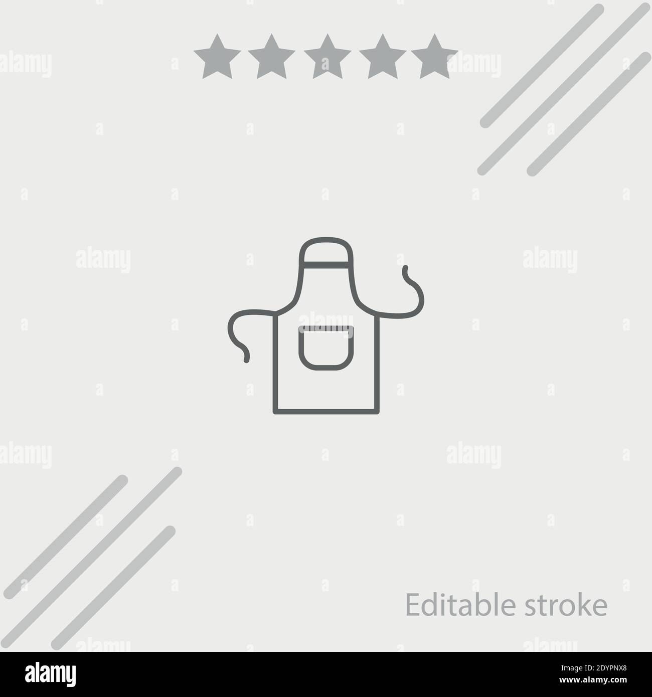 apron vector icon modern simple vector illustration Stock Vector Image ...