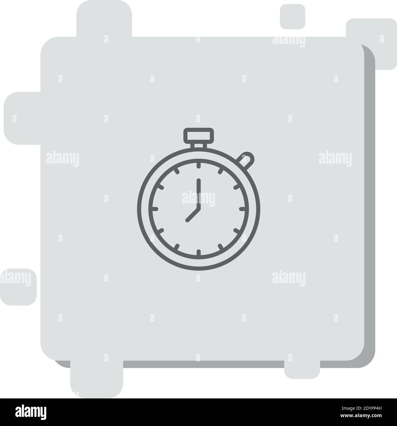 stopwatch vector icon modern simple vector illustration Stock Vector ...