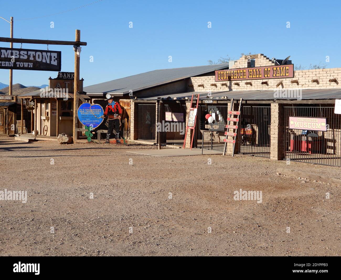 Tombstone, Arizona U.S.A. 12/15/2020. Tombstone businesses, dining ...