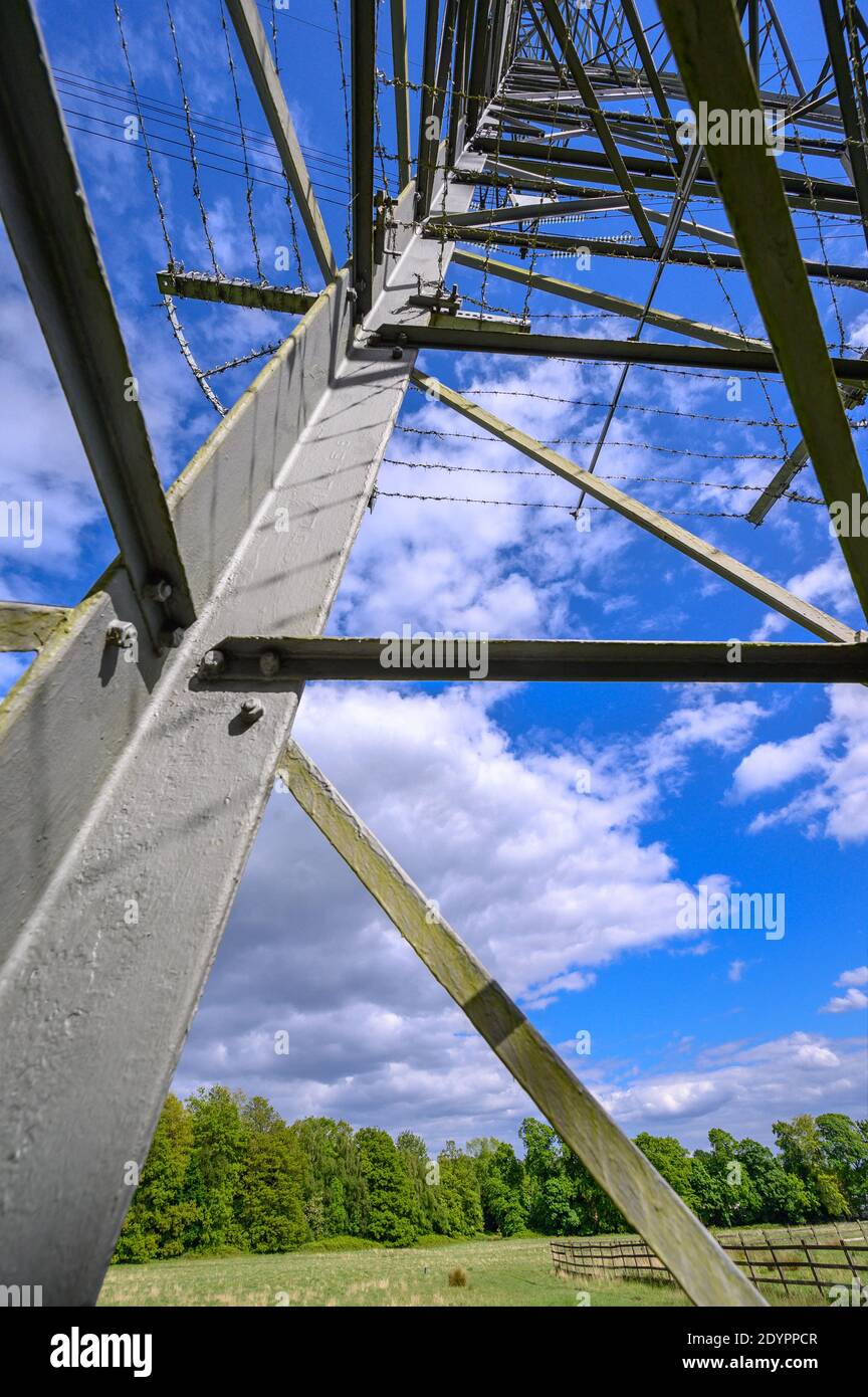 Electricity Pylon ZQ37, Salford, Manchester Stock Photo - Alamy