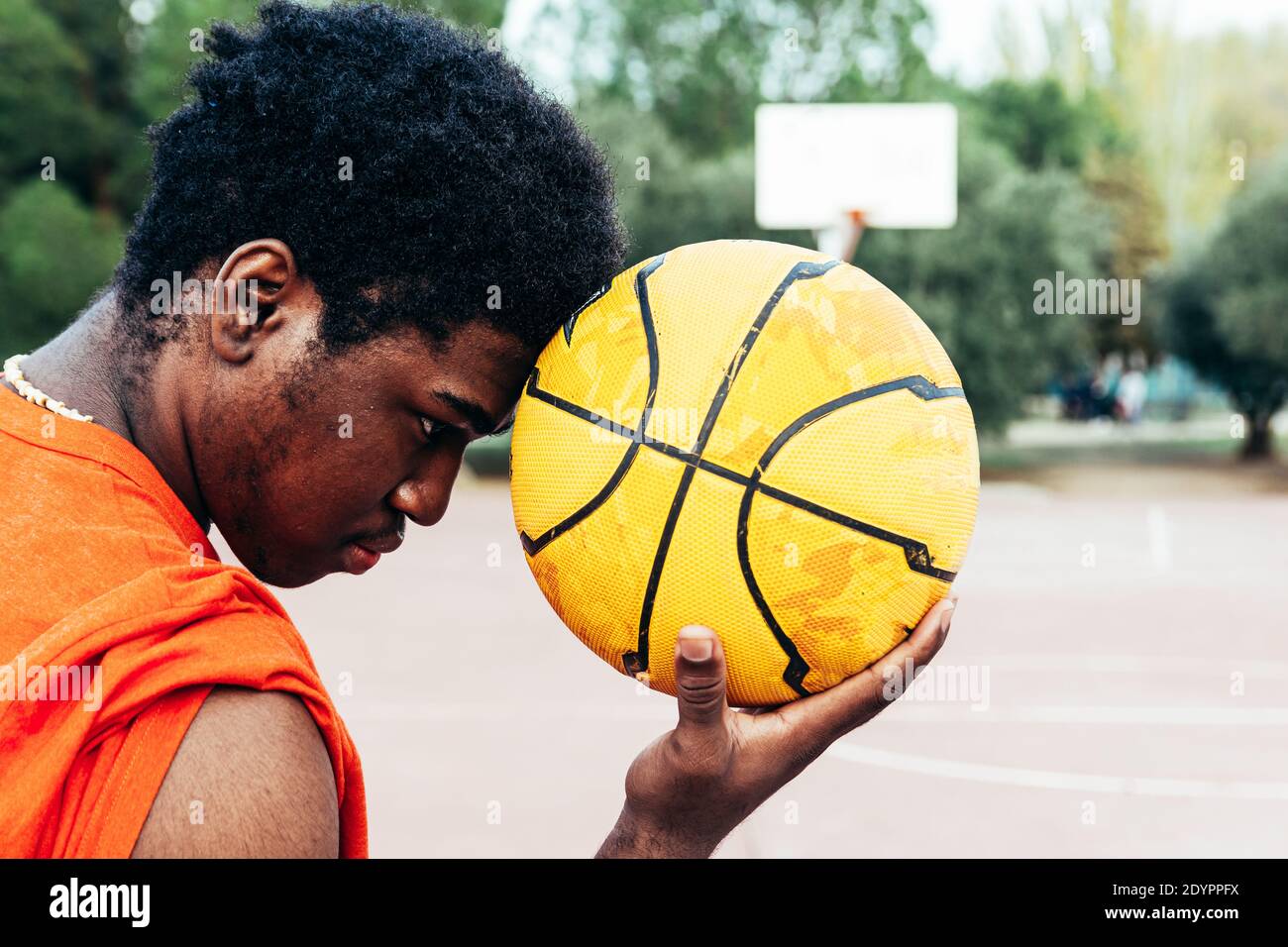 Basketball Court In Hood High Resolution Stock Photography and Images ...