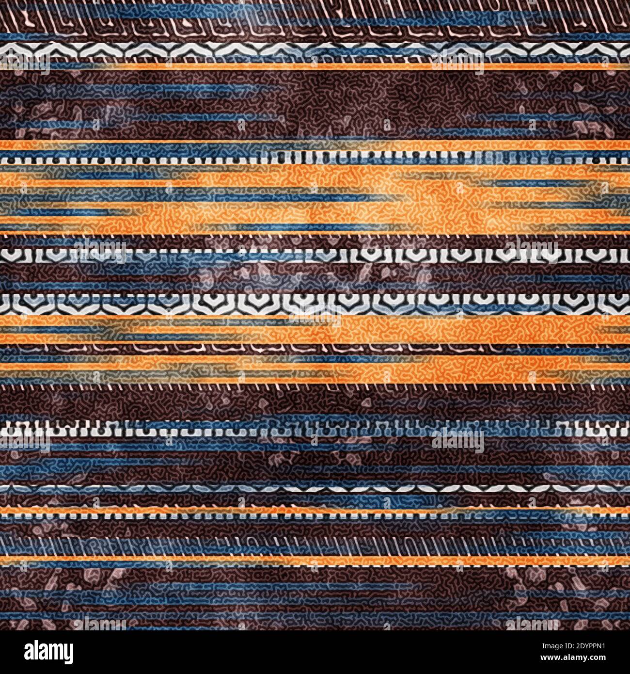 Seamless ethnic tribal pattern stripes rug design Stock Photo - Alamy