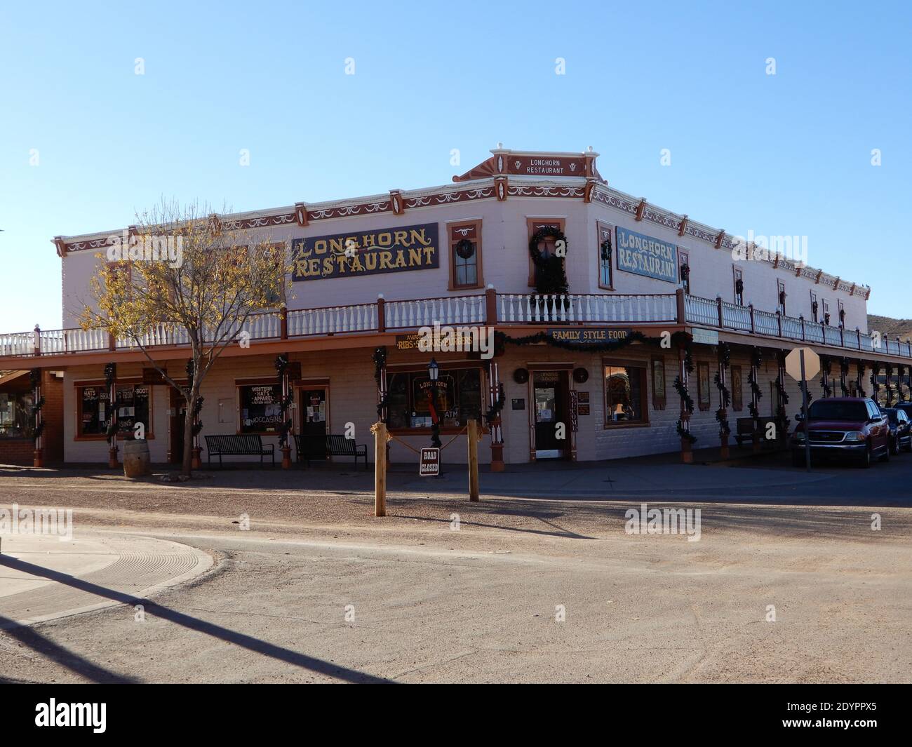 Tombstone, Arizona U.S.A. 12/15/2020. Tombstone businesses, dining ...
