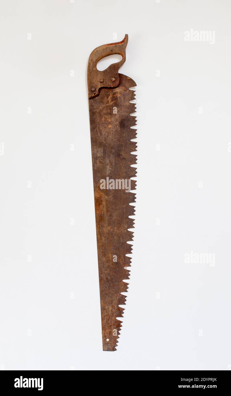 Rusty Old Saw Stock Photo - Alamy