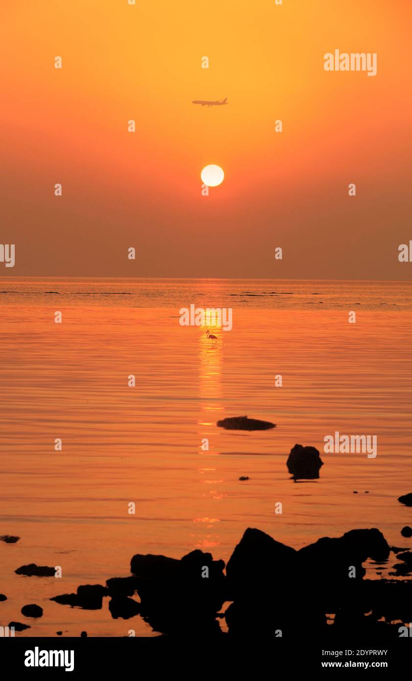 A Beautiful Sunset from Wakhra Doha Qatar Stock Photo - Alamy