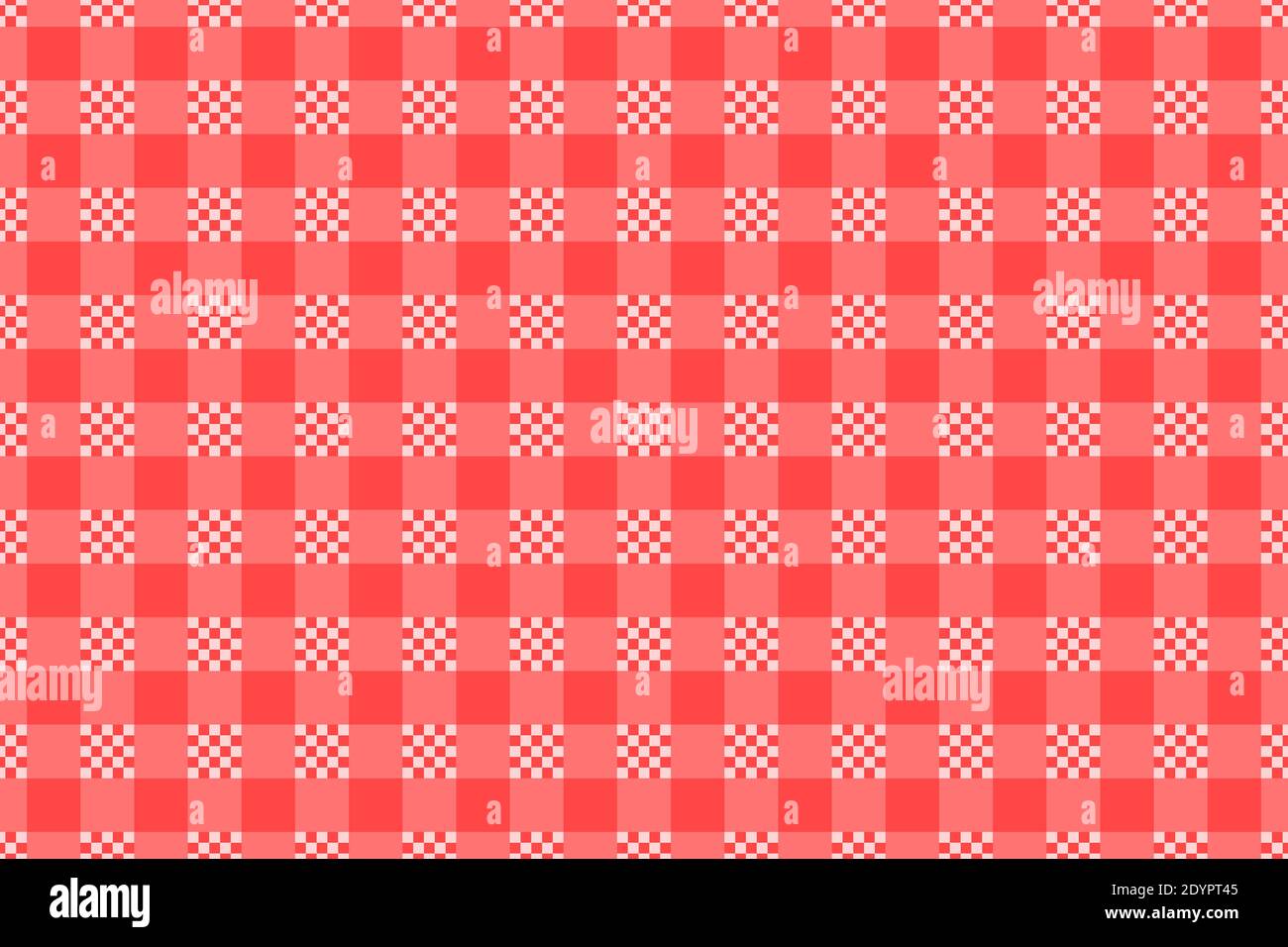 Red Checkered Pattern Border