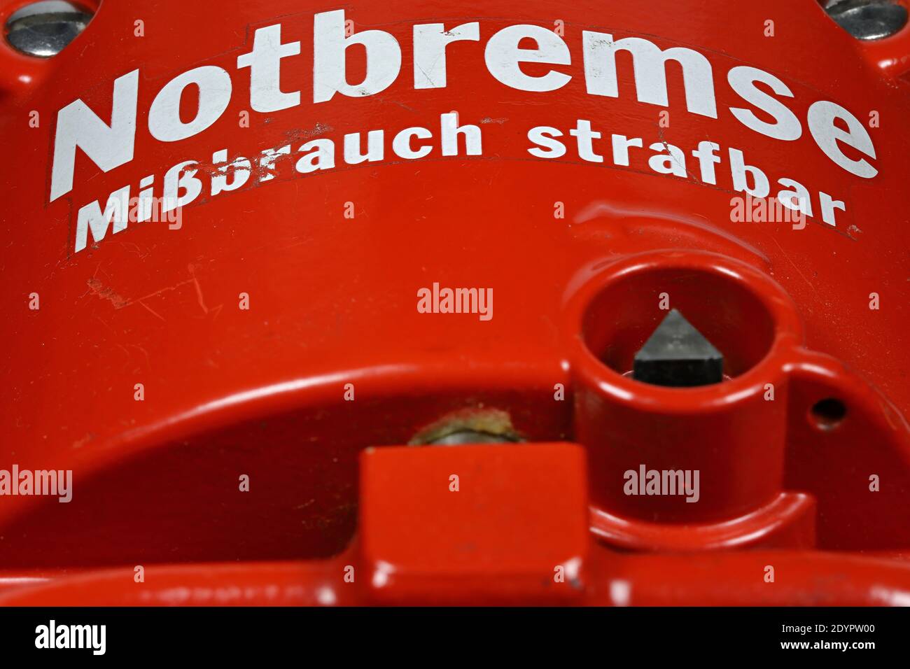 emergency brake from German train or tram Stock Photo - Alamy