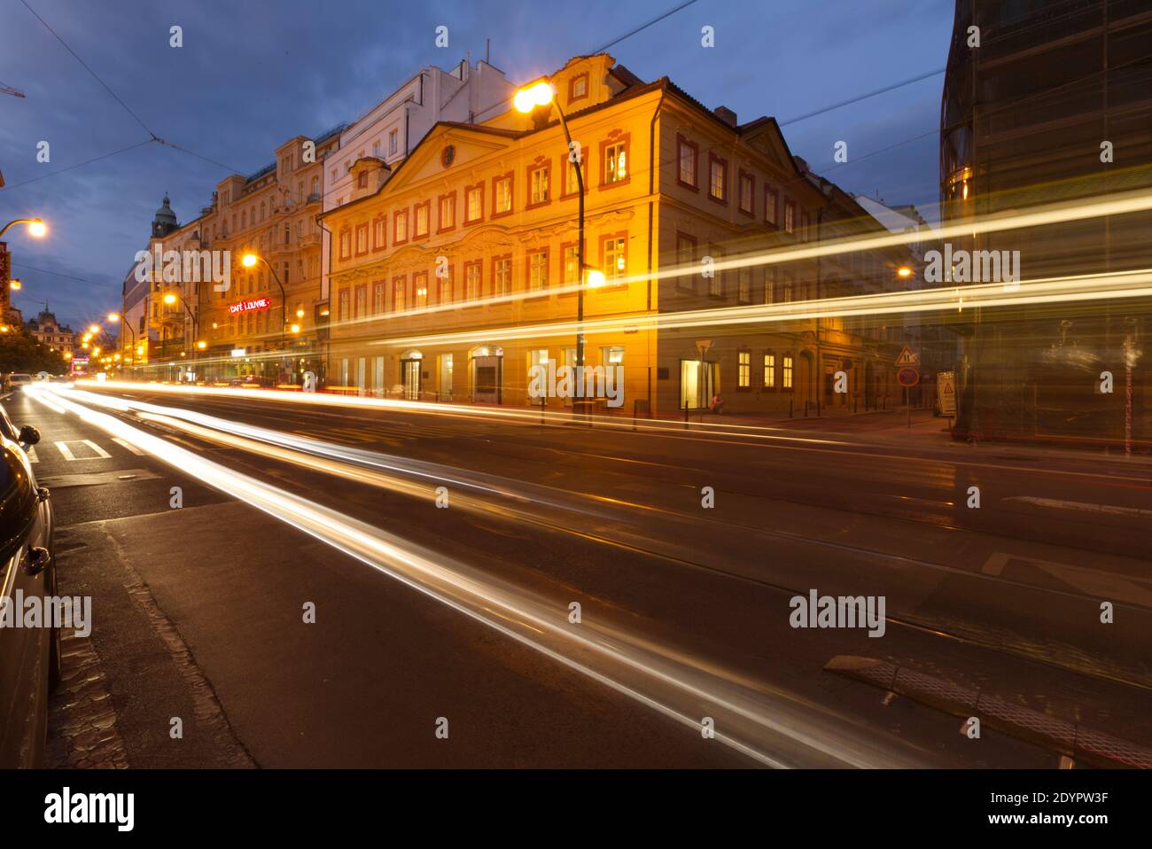 Prague street lights hi-res stock photography and images - Alamy