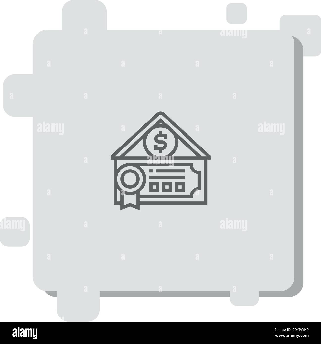 bond vector icon modern simple vector illustration Stock Vector Image ...