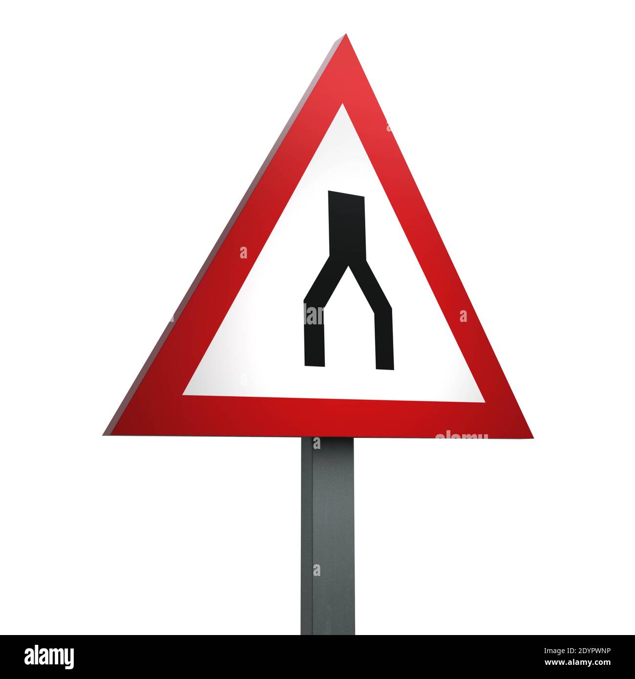 Road sign dual carriageway ends hi-res stock photography and images - Alamy