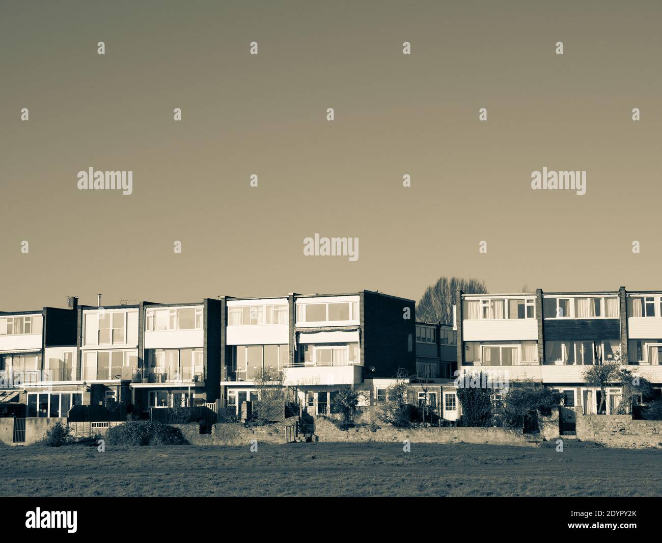 Black and White Landscape, Wolvercote Oxford, Port Meadow, Oxford ...