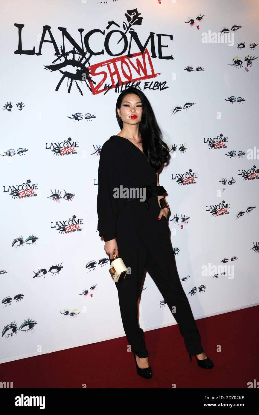 Yan Lu attending the 'Lancome Show By Alber Elbaz' Party at Trianon, in ...