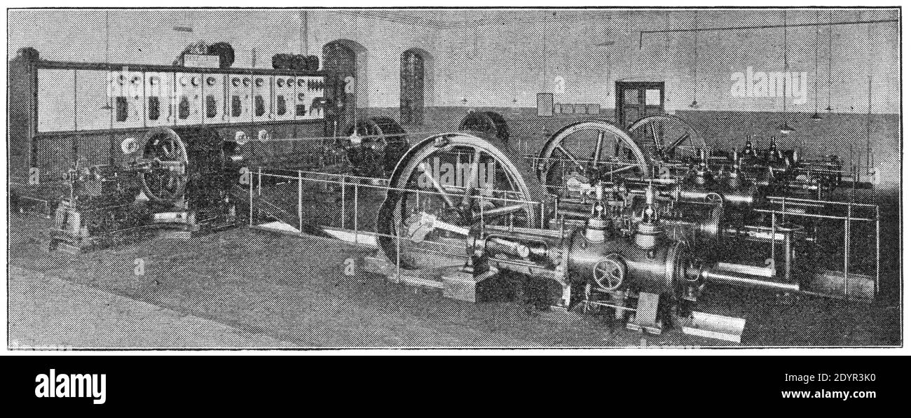 Control center of an electrical lighting system. Illustration of the ...