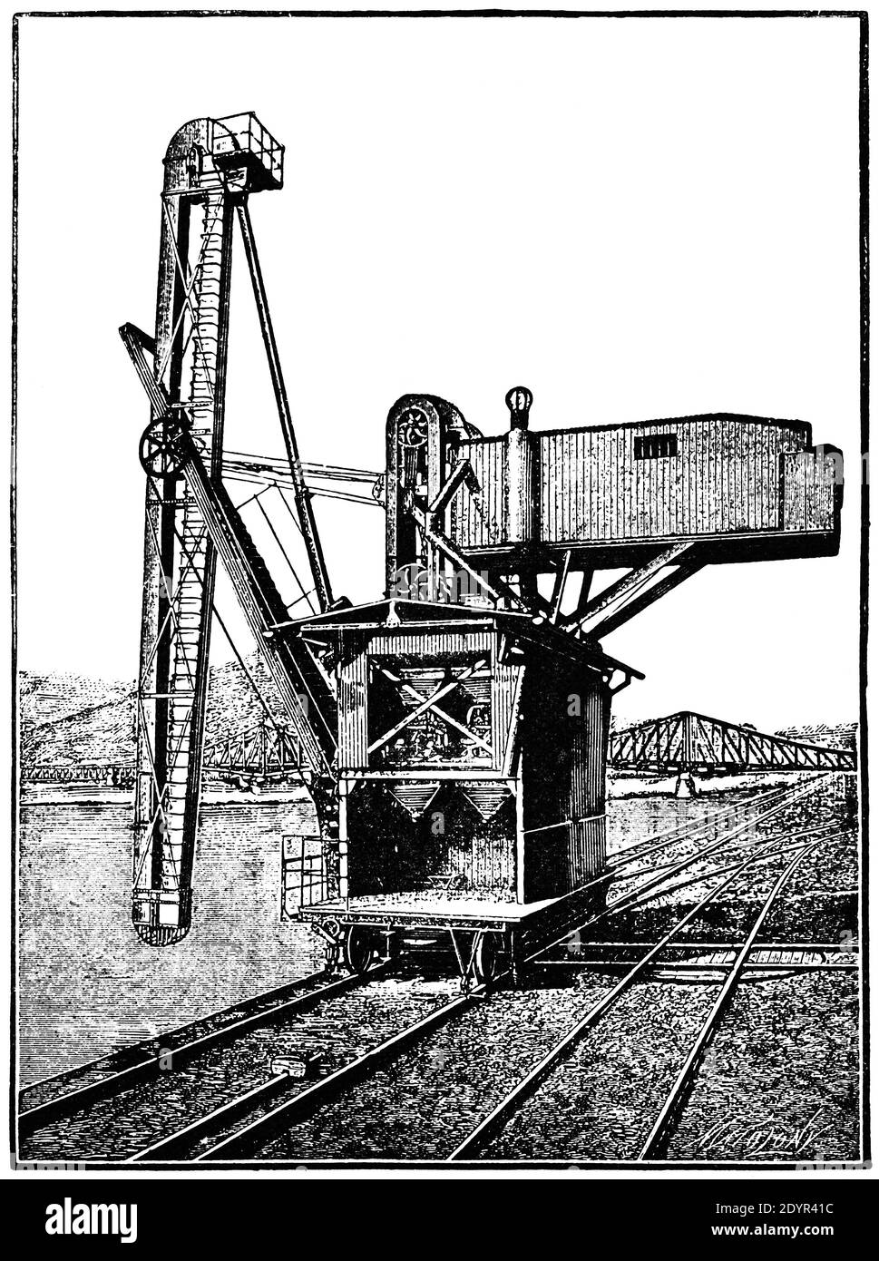 Historical ship elevator Black and White Stock Photos & Images - Alamy