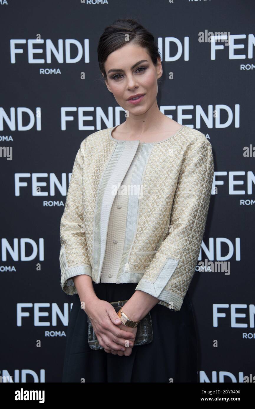 Oda Jaune attends Karl Lagerfeld's photography exhibition by Fendi, in ...