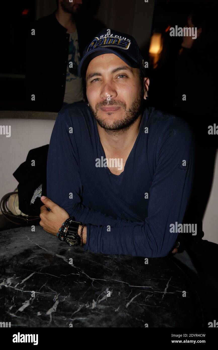 Merwan Rim attending '1789' last representation after party held at 'La ...