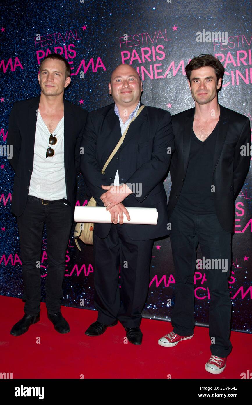 Jeremie Renier, Louis Heliot and Yannick Renier attending the 'Nue ...