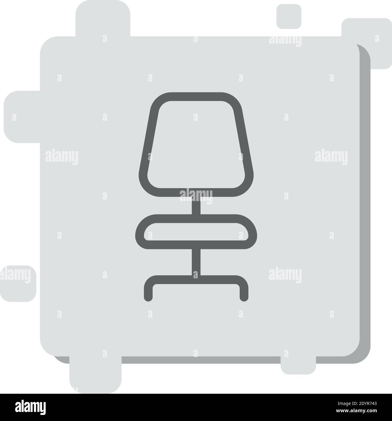 office chair vector icon modern simple vector illustration Stock Vector ...
