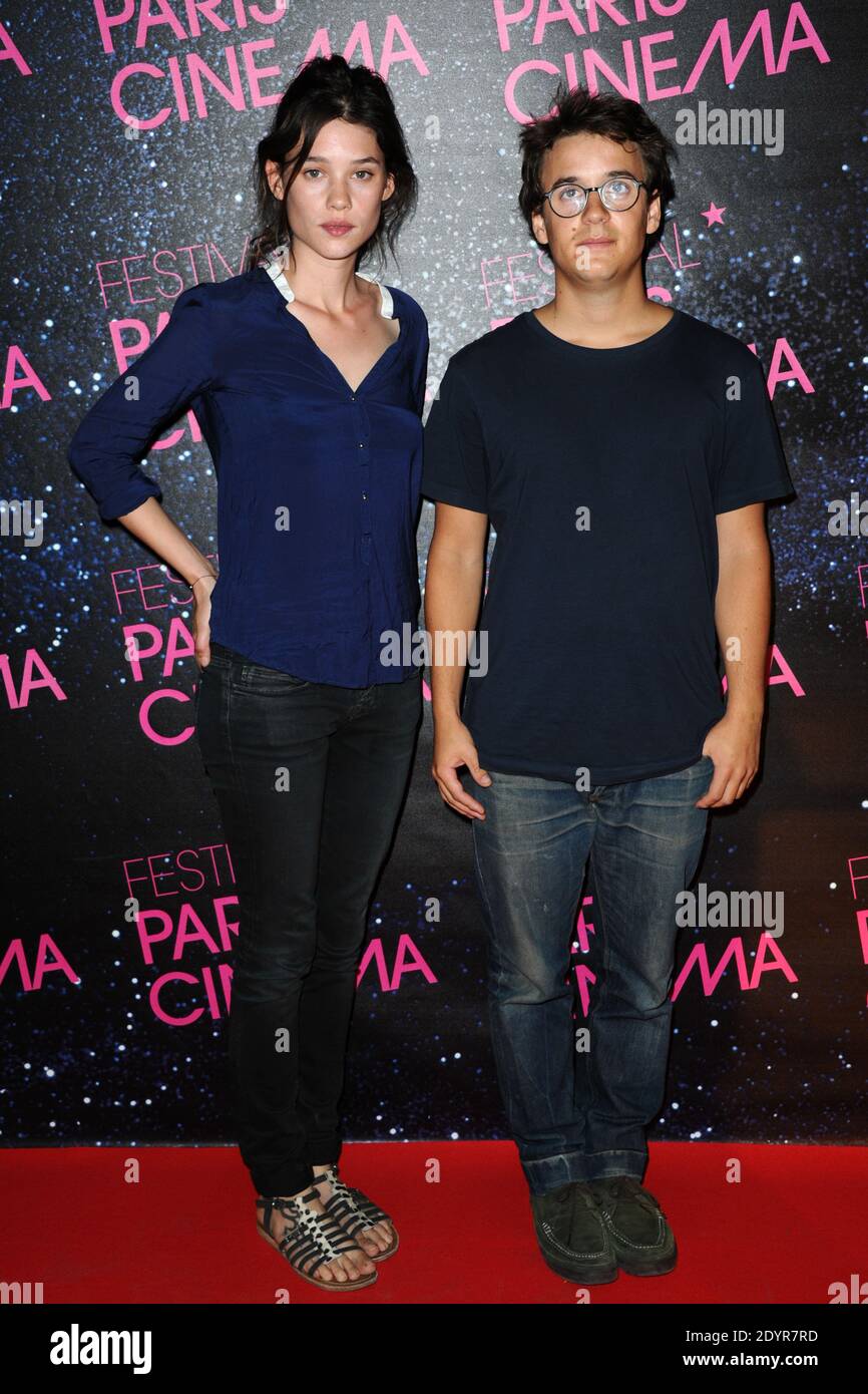 Astrid Berges-Frisbey and director Pierre Godeau attending the premiere ...