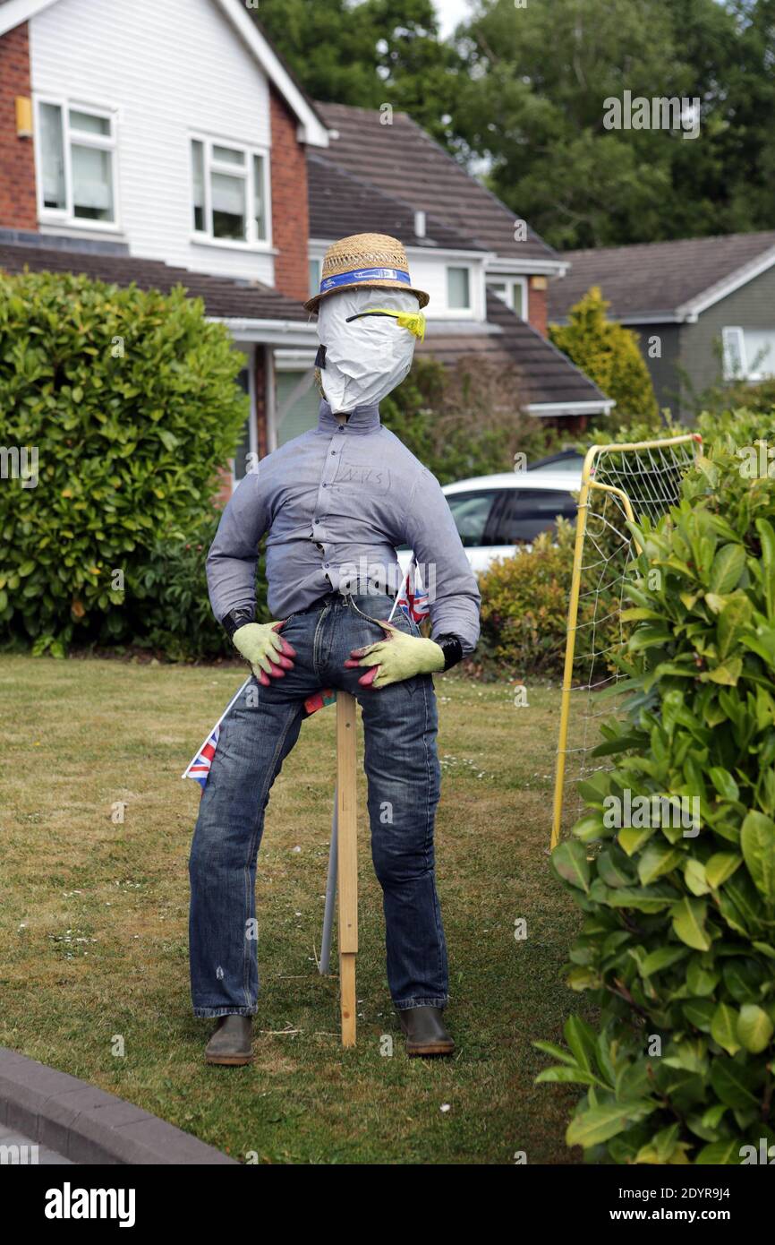 Village scarecrows hi-res stock photography and images - Alamy