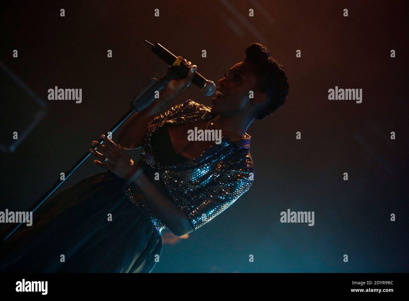 Singer Skye Edwards performs live with British band Morcheeba at ...