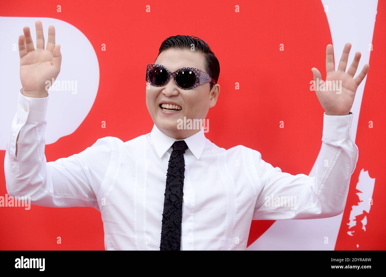 Psy attends the premiere of RED 2 held at Westwood Village Theatre in ...