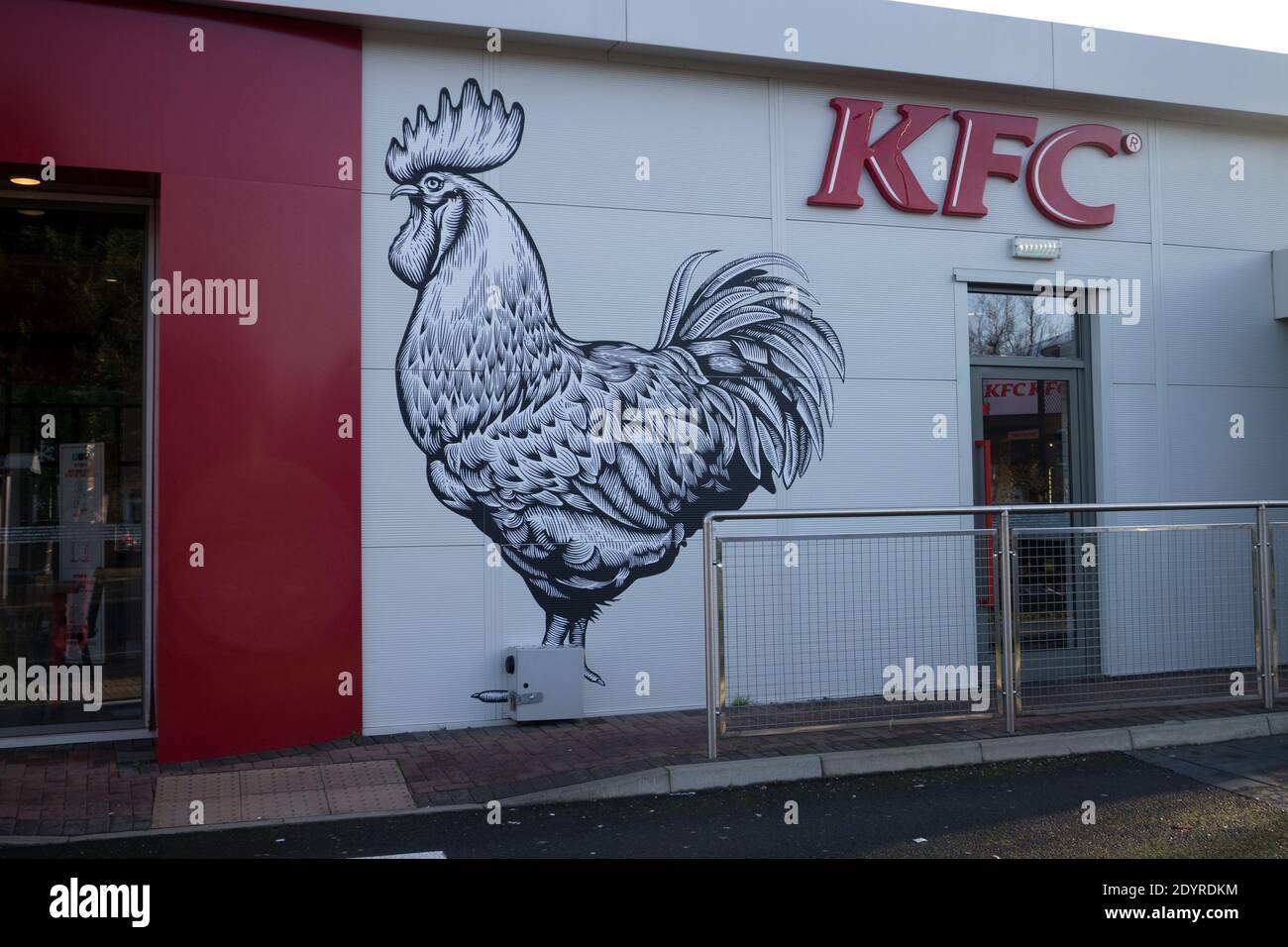 KFC restaurant, Stratford Road, Shirley, West Midlands, England, UK ...