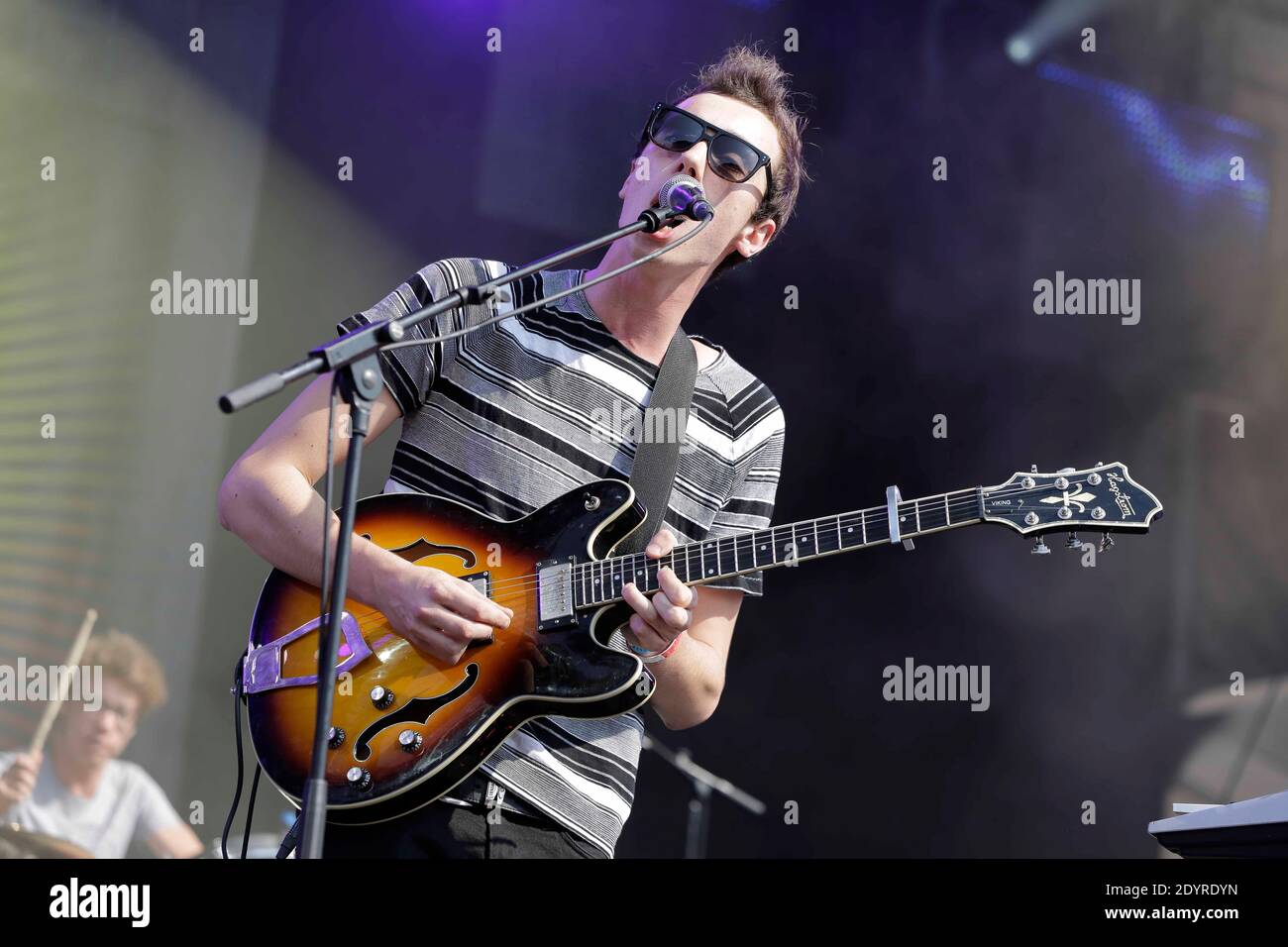 Colours In The Street performing on stage at FNAC Live Festival 2013 ...