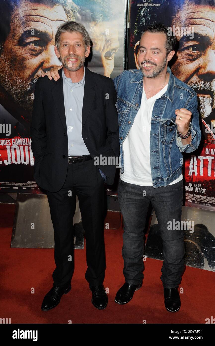 Edgar Marie, Jacques Gamblin attending the premiere of Le Jour Attendra ...