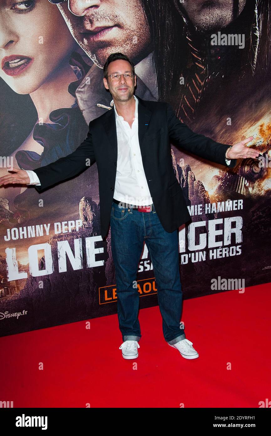 Billy attending the French premiere of the movie 'Lone Ranger' held at ...