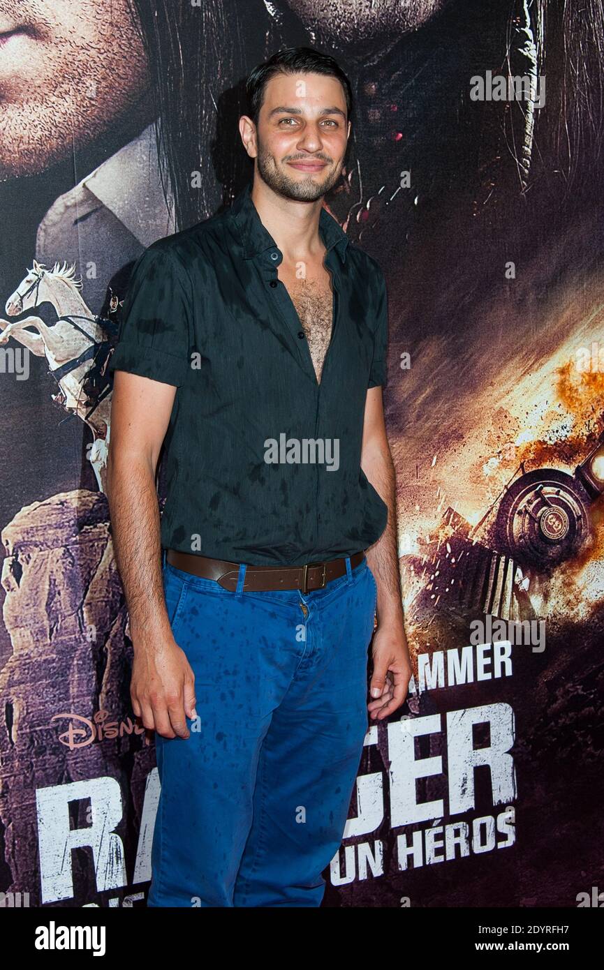 Marc Ruchmann attending the French premiere of the movie 'Lone Ranger ...
