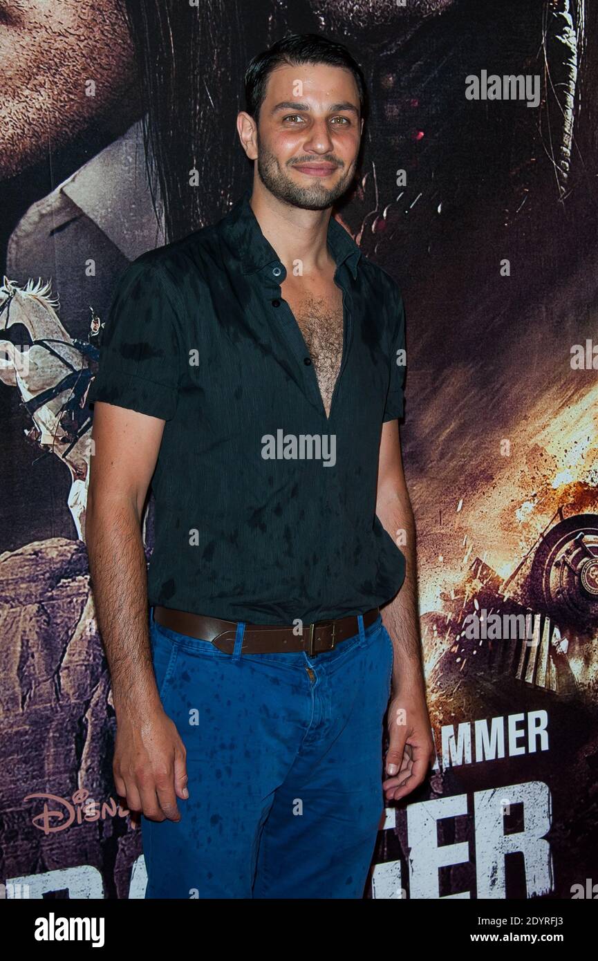 Marc Ruchmann attending the French premiere of the movie 'Lone Ranger ...