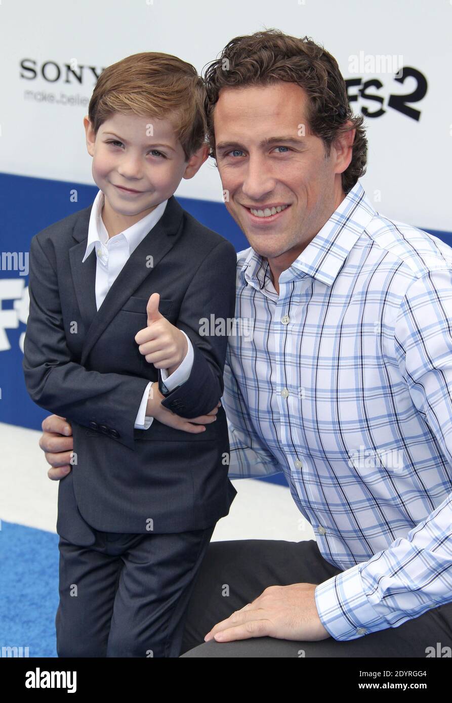 Jacob Tremblay, Columbia Pictures premiere for The Smurfs 2 at the ...