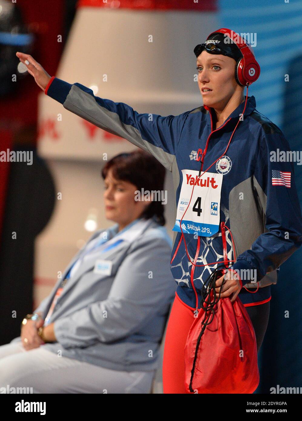USA's Dana Volmer Women 100m Butterfly during the 15th FINA Swimming ...