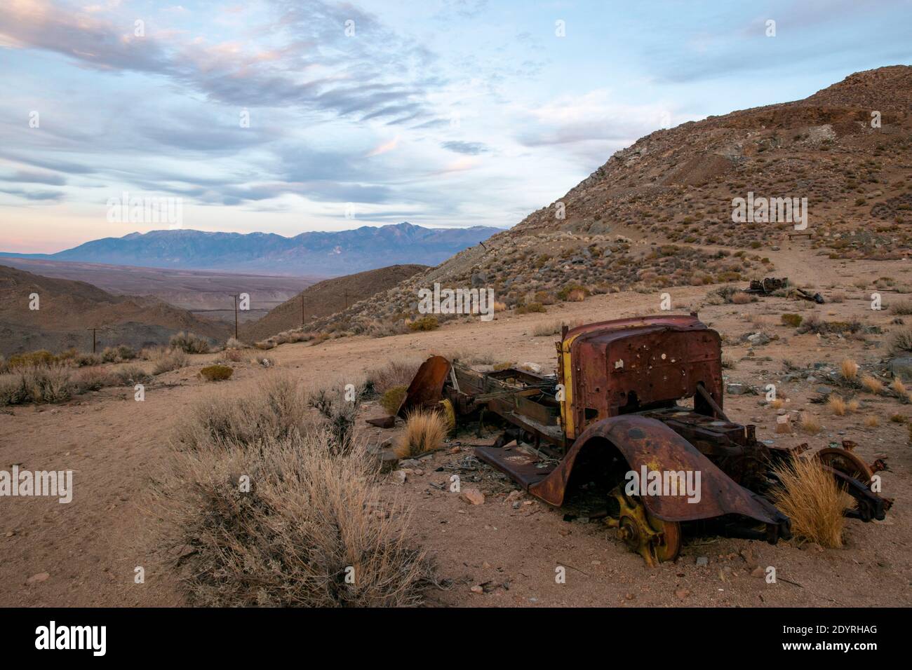 This is an old mining site, close to Buttermilk Road in the hills above ...