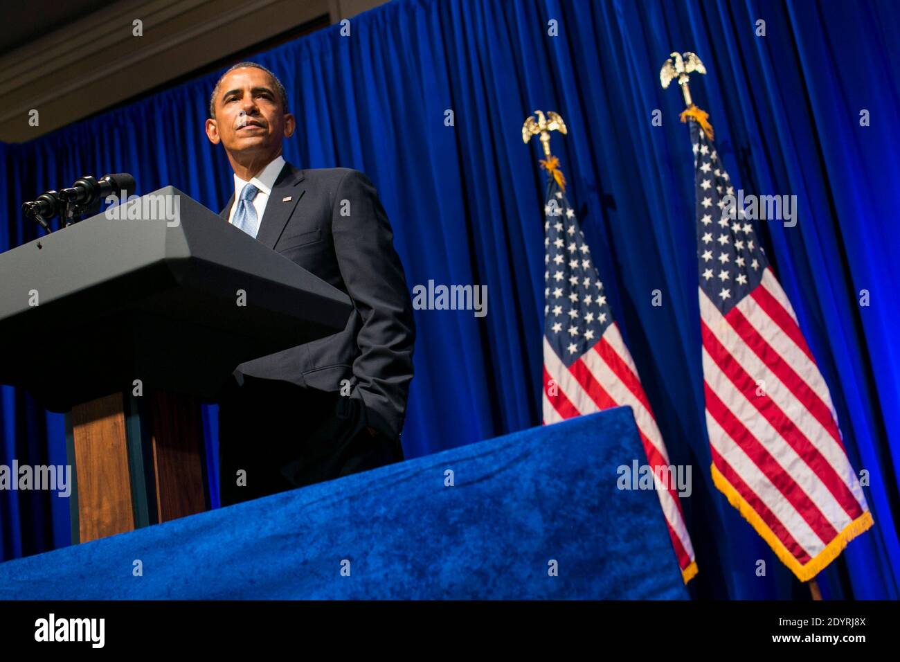 President Barack Obama delivers remarks at an Organizing for Action ...