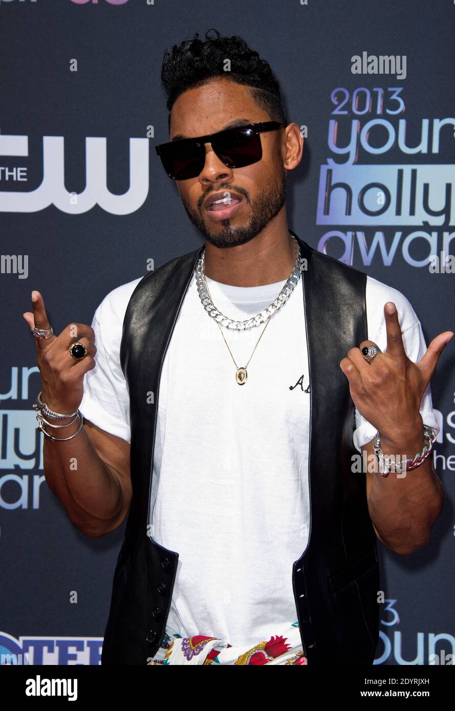 Miguel attends the 2013 Young Hollywood Awards held at The Broad Stage ...