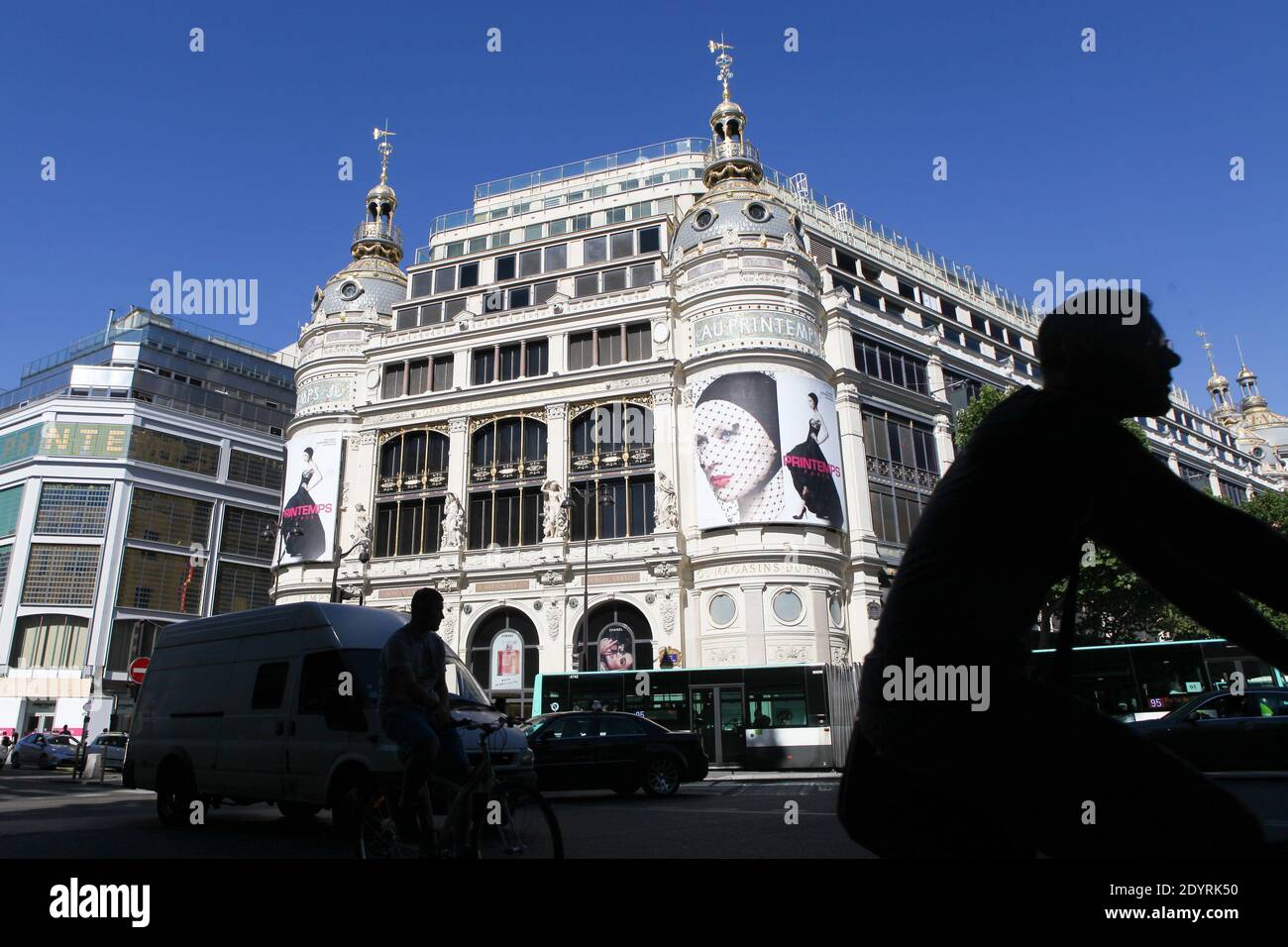 A general view of the Parisian iconic 'Au Printemps' Department Store ...