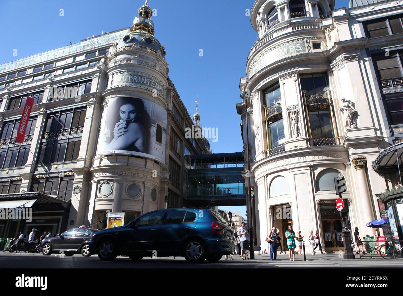 A general view of the Parisian iconic 'Au Printemps' Department Store ...