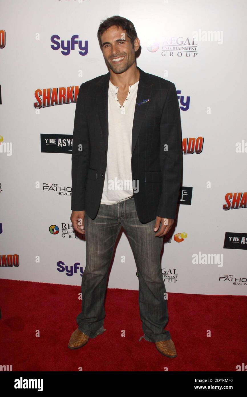 Christopher Wolfe arrives at the premiere of "Sharknado" held at the L ...