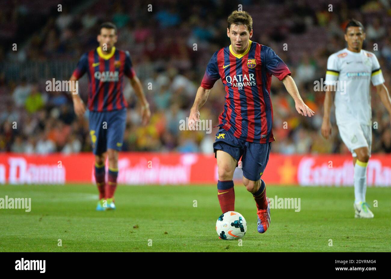 Lionel messi barcelona august 2013 hi-res stock photography and images ...