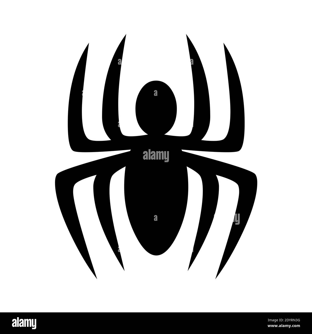 Spider symbol icon illustration Stock Photo - Alamy
