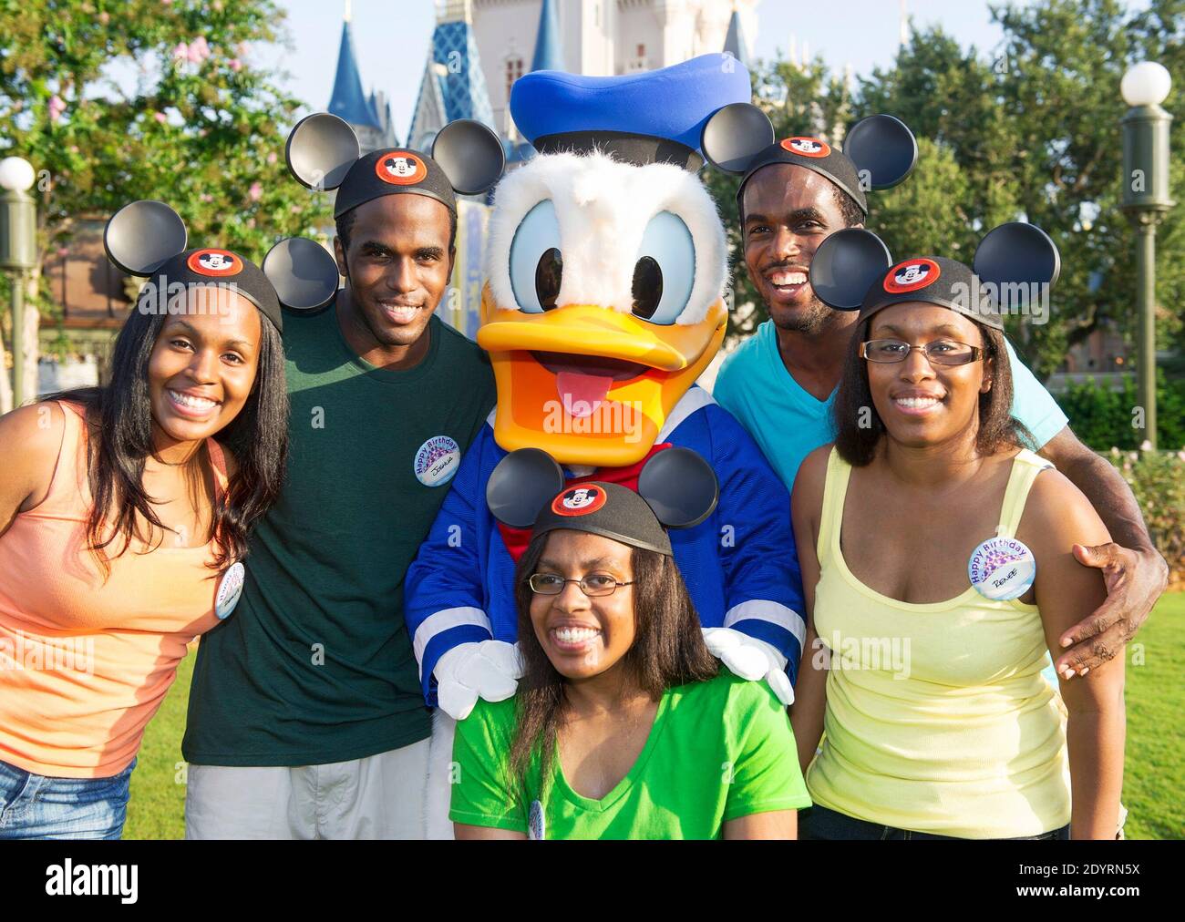 The Gaither Quintuplets, (Standing, L-R) Rhealyn Gaither-Thomas, Joshua ...