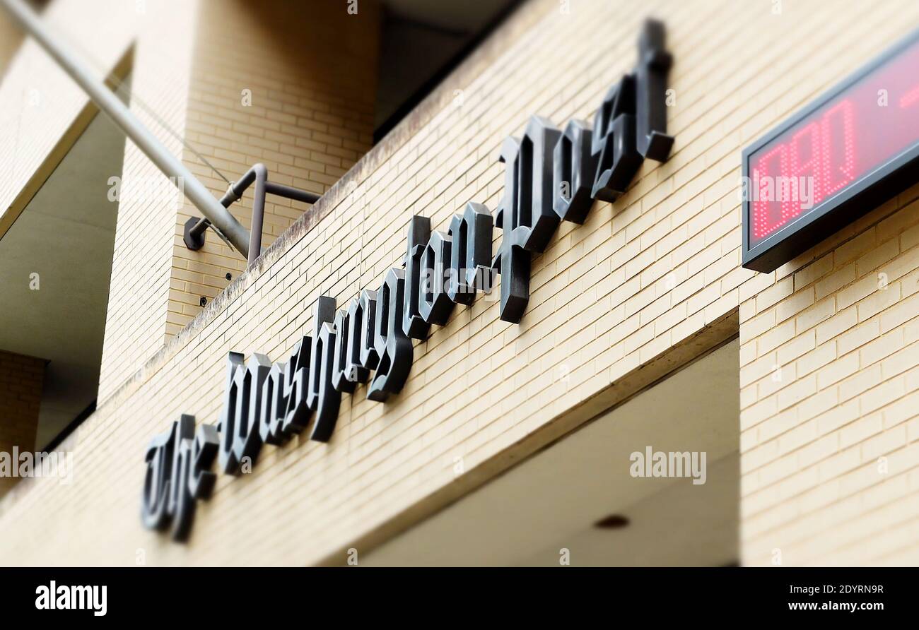 The headquarters of the Washington Post newspaper is seen in downtown ...
