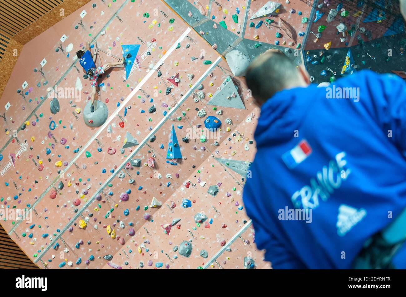 Stage de preparation specifique de l'equipe de France d'escalade pour ...
