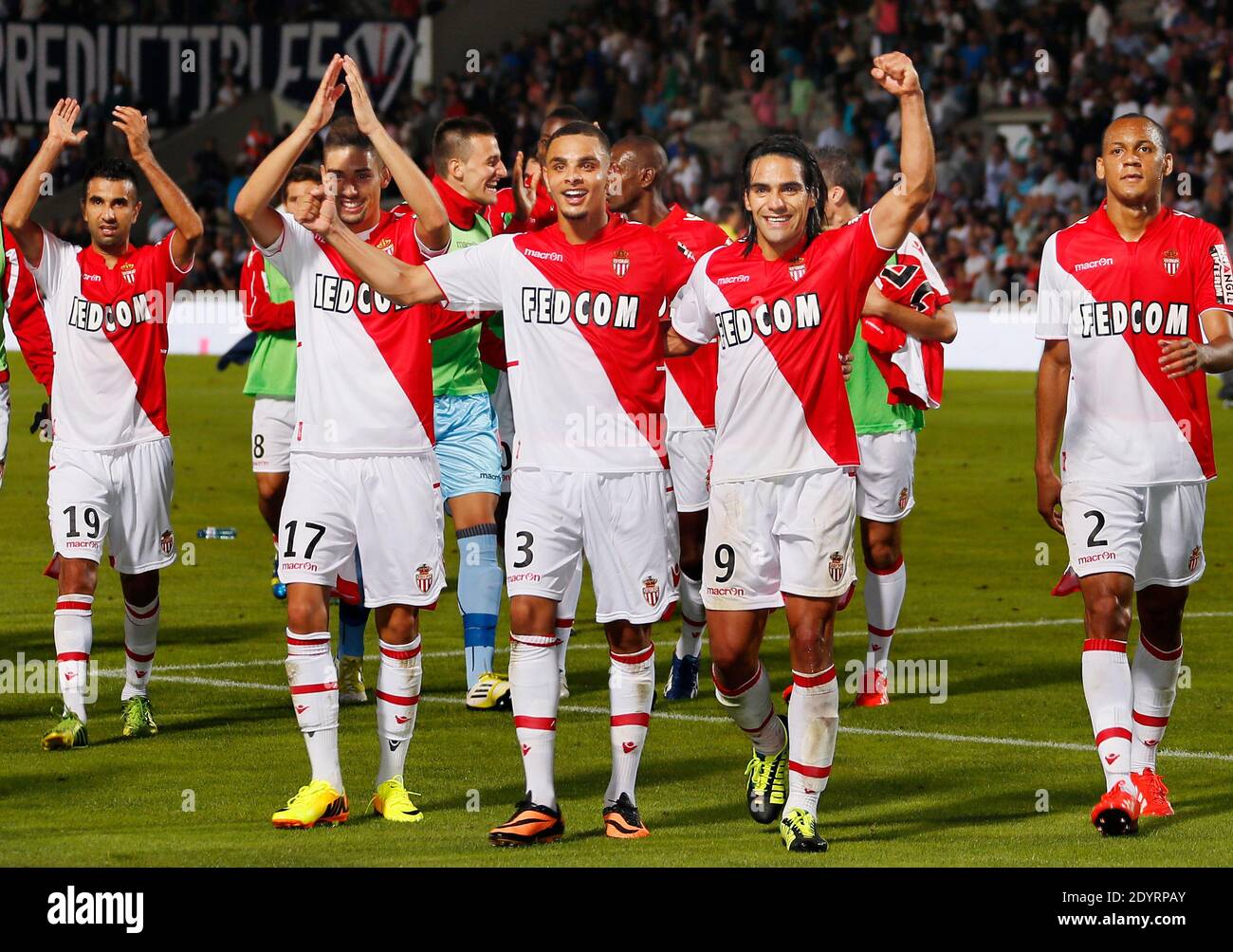 Monaco's Radamel Falcao during the French First League soccer match ...