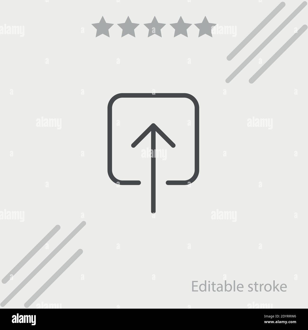 uploading symbol vector icon modern simple vector illustration Stock ...