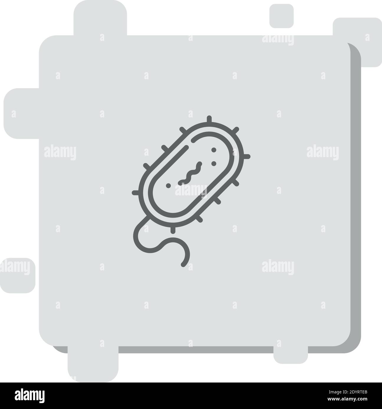 bacteria vector icon modern simple vector illustration Stock Vector ...