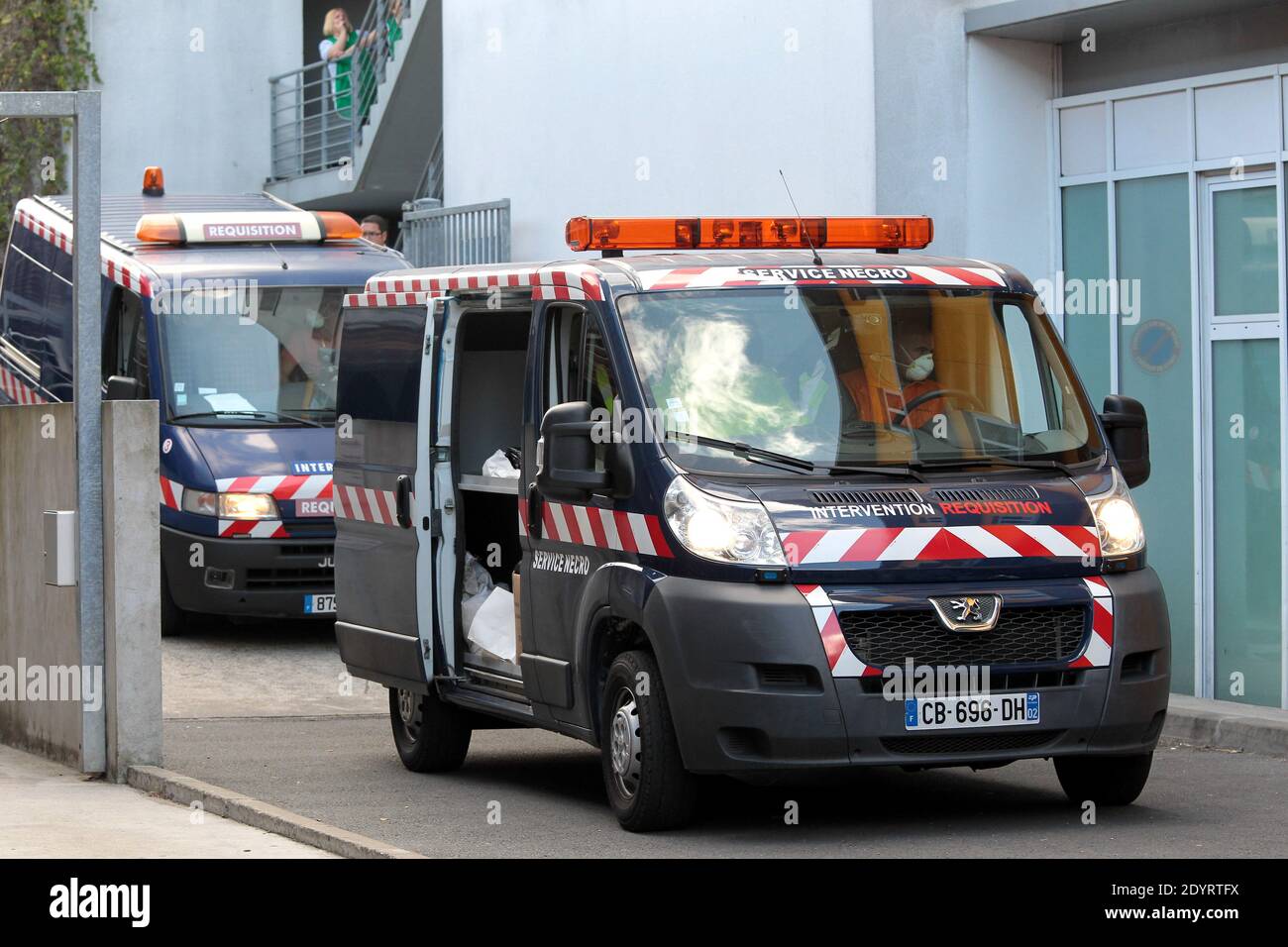 A view of the entrance of the 'City Residence' hotel-apartment building ...