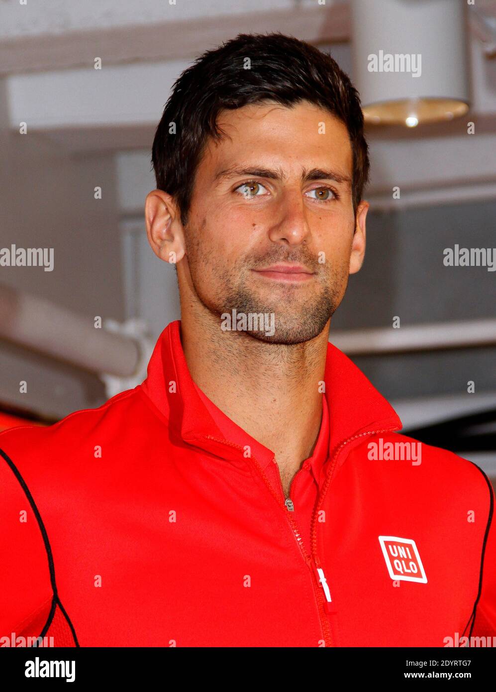 Novak Djokovic appears at the UNIQLO 5th Avenue Flagship store in New ...